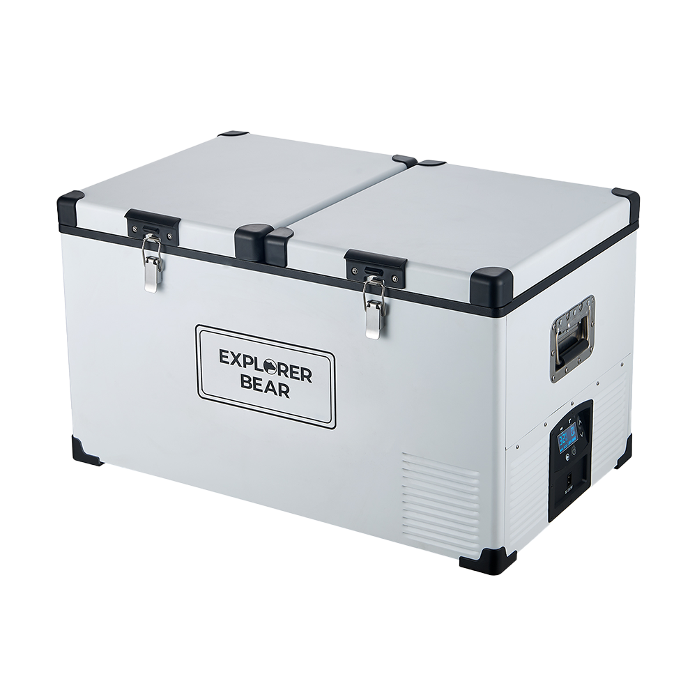 Explorer Bear EX75DB/EX75DW 75L 12/24V Dual Zone Refrigerator/Freezer