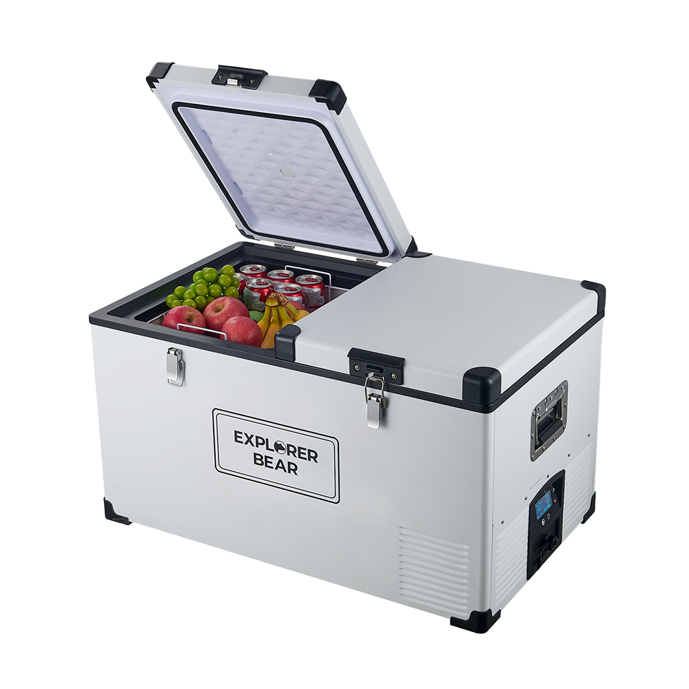 Explorer Bear EX75DB/EX75DW 75L 12/24V Dual Zone Refrigerator/Freezer