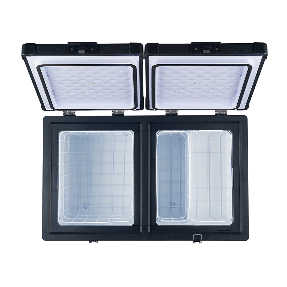 Explorer Bear EX75DB/EX75DW 75L 12/24V Dual Zone Refrigerator/Freezer